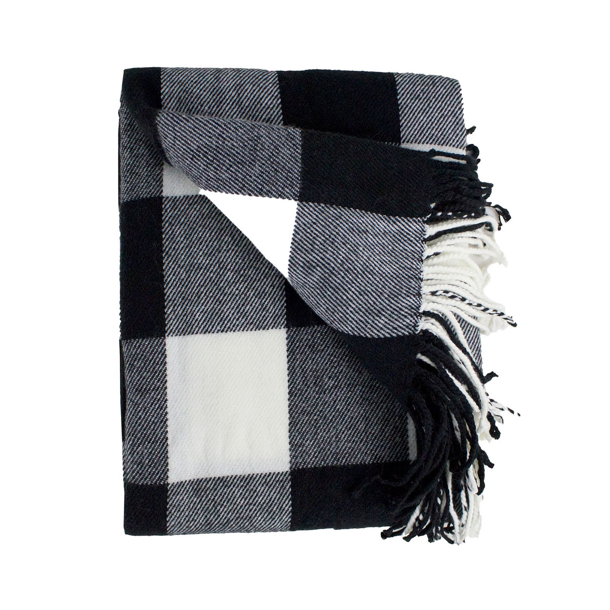 Black & White Buffalo Check Throw – HendrenHouse