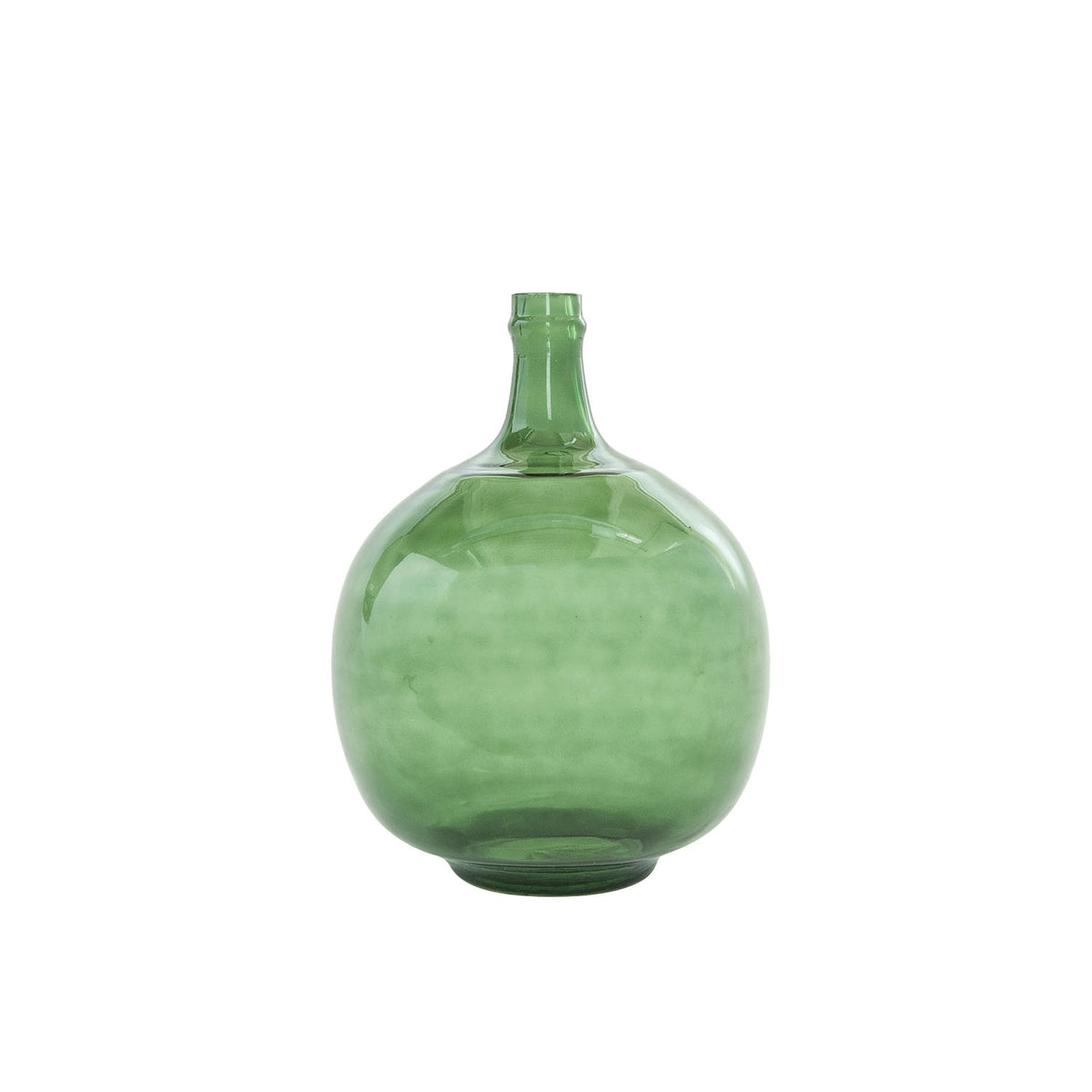 Green Round Glass Jug – HendrenHouse